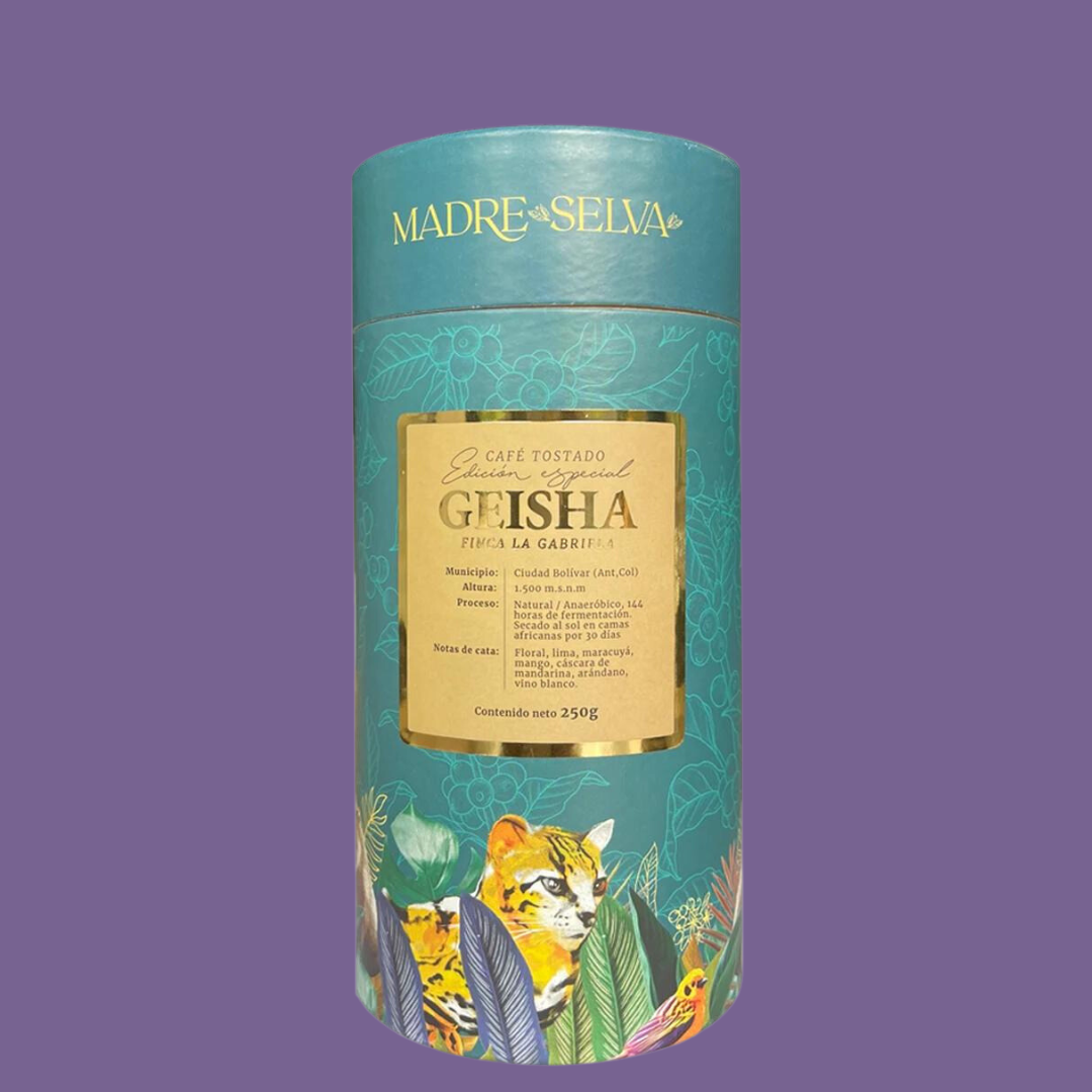 Café en Grano Madre Selva Bourbon Geisha 250gr De Especialidad ...