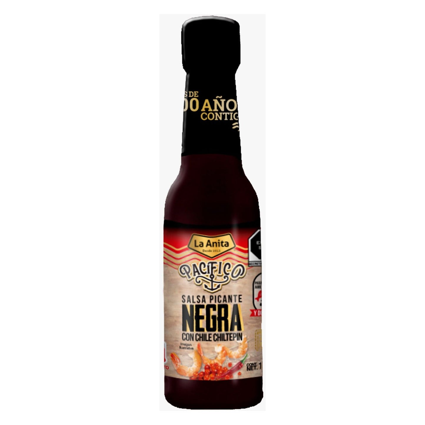Salsa Negra de Ají Chile Chiltepin Picante 150ml La Anita – Amarket Gourmet